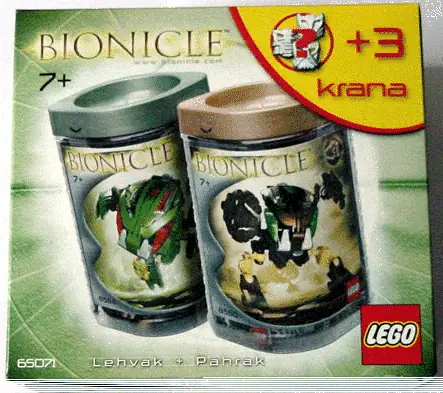 LEGO BIONICLE Dual Pack: Lehvak & Pahrak • Set 65071