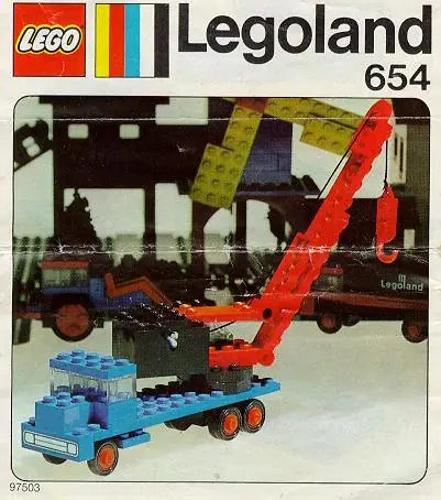 LEGO Crane Lorry • Set 654 • SetDB • Merlins Steine