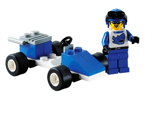 LEGO Racers Blue Racer • Set 6618 • SetDB • Merlins Bricks