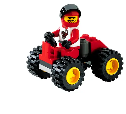 LEGO Racers Red Four Wheel Driver • Set 6619 • SetDB