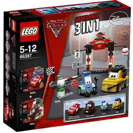 LEGO Cars 2 Bundle Pack, Super Pack 3 in 1 • Set 66387
