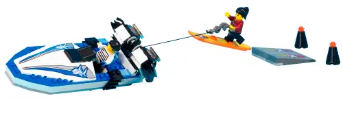 LEGO Island Xtreme Stunts Motorboot mit Wakeboard • Set 6737