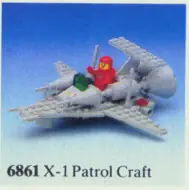 LEGO Space X1 Patrol Craft • Set 6861 • SetDB