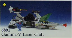 LEGO Space Gamma V Laser Craft • Set 6891 • SetDB