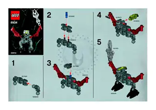 LEGO BIONICLE QUICK Good Guy Red polybag • Set 7719 • SetDB