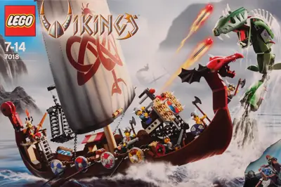LEGO Vikings Wikinger-Boot und Flugdrache • Set 7016 • SetDB