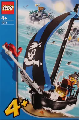 LEGO Pirates Captain Redbeard's Pirate Ship • Set 7075