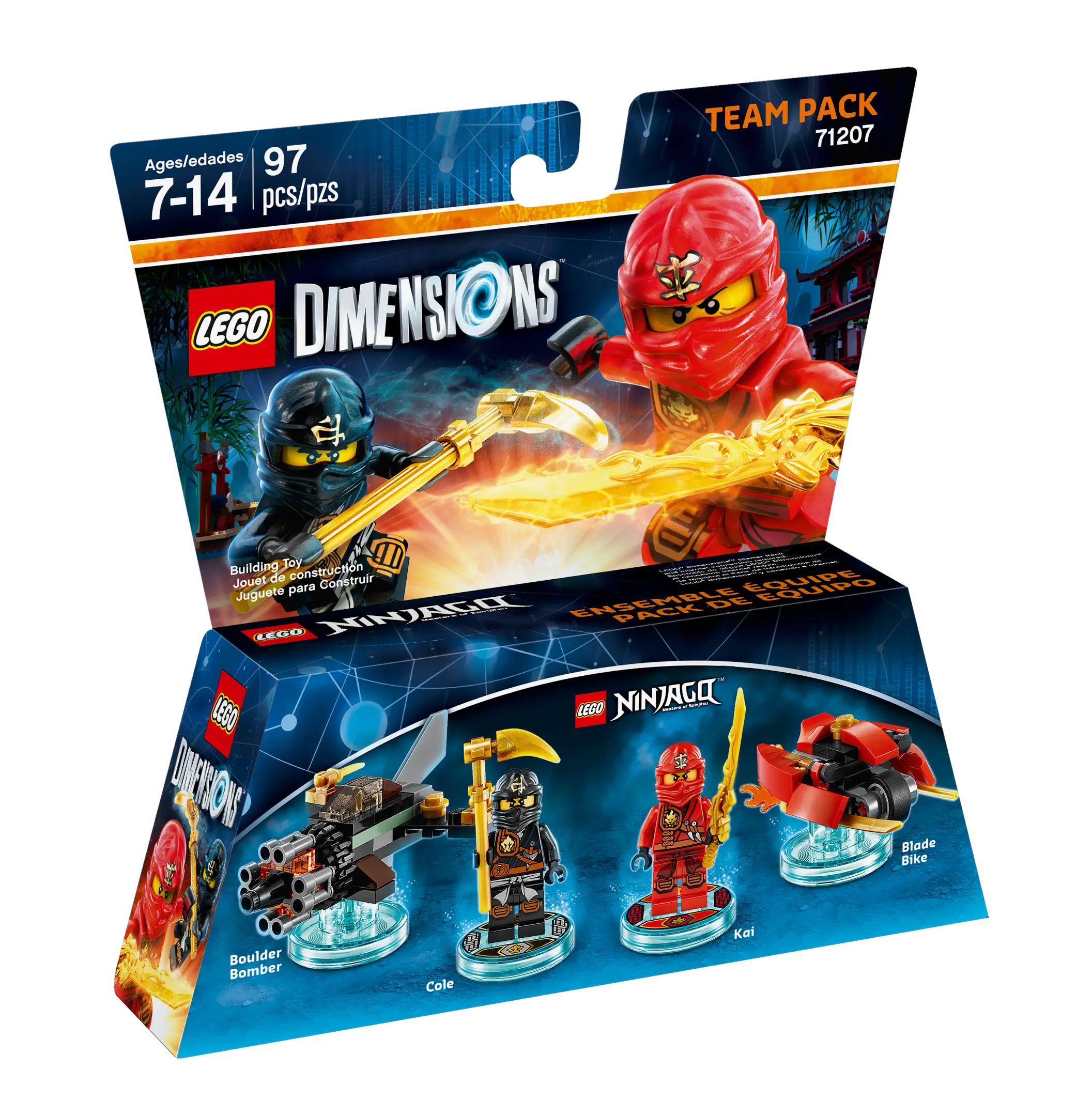 LEGO DIMENSIONS NINJAGO Team Pack • Set 71207 • SetDB