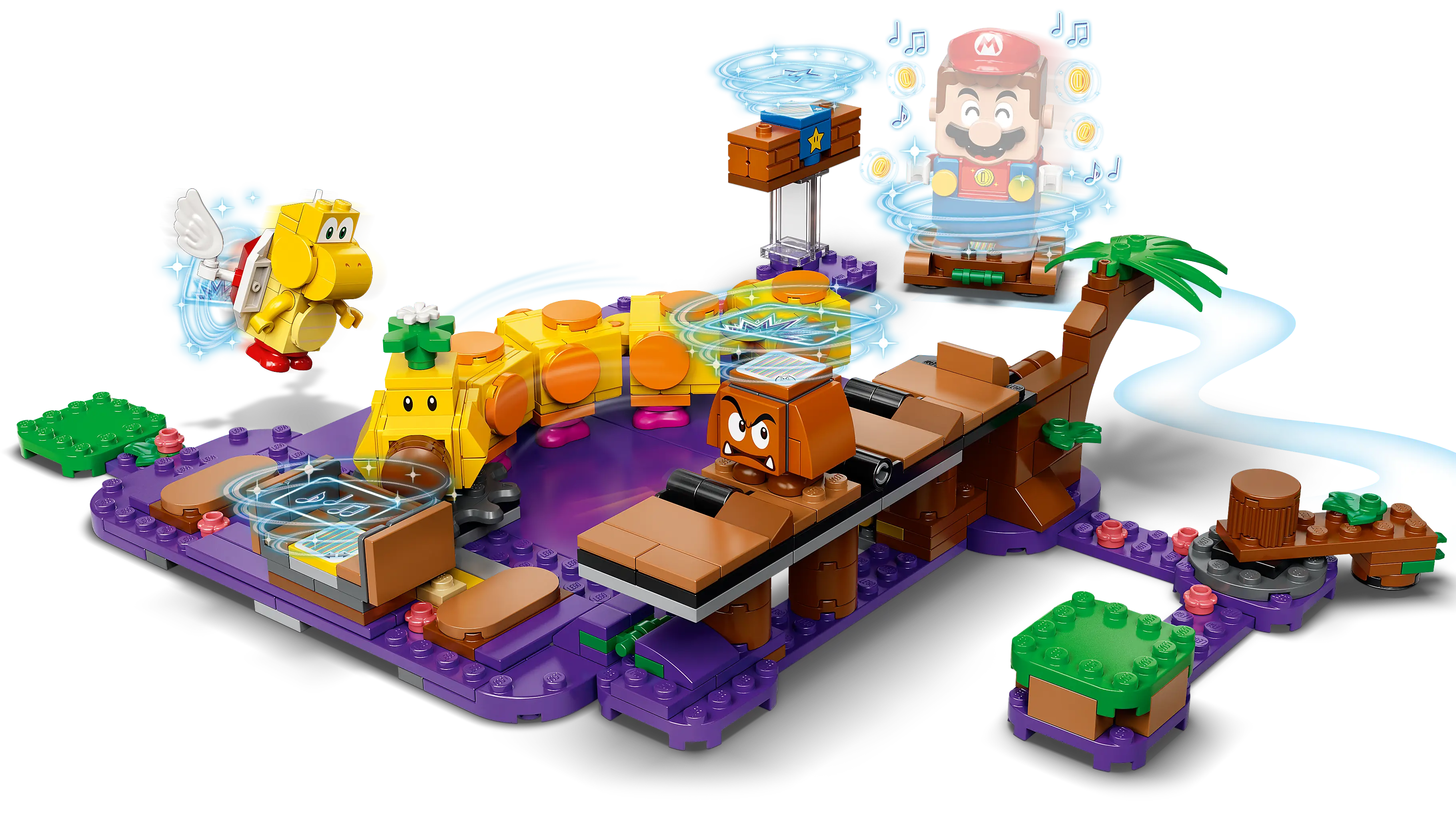 LEGO Super Mario Wiggler’s Poison Swamp Expansion Set