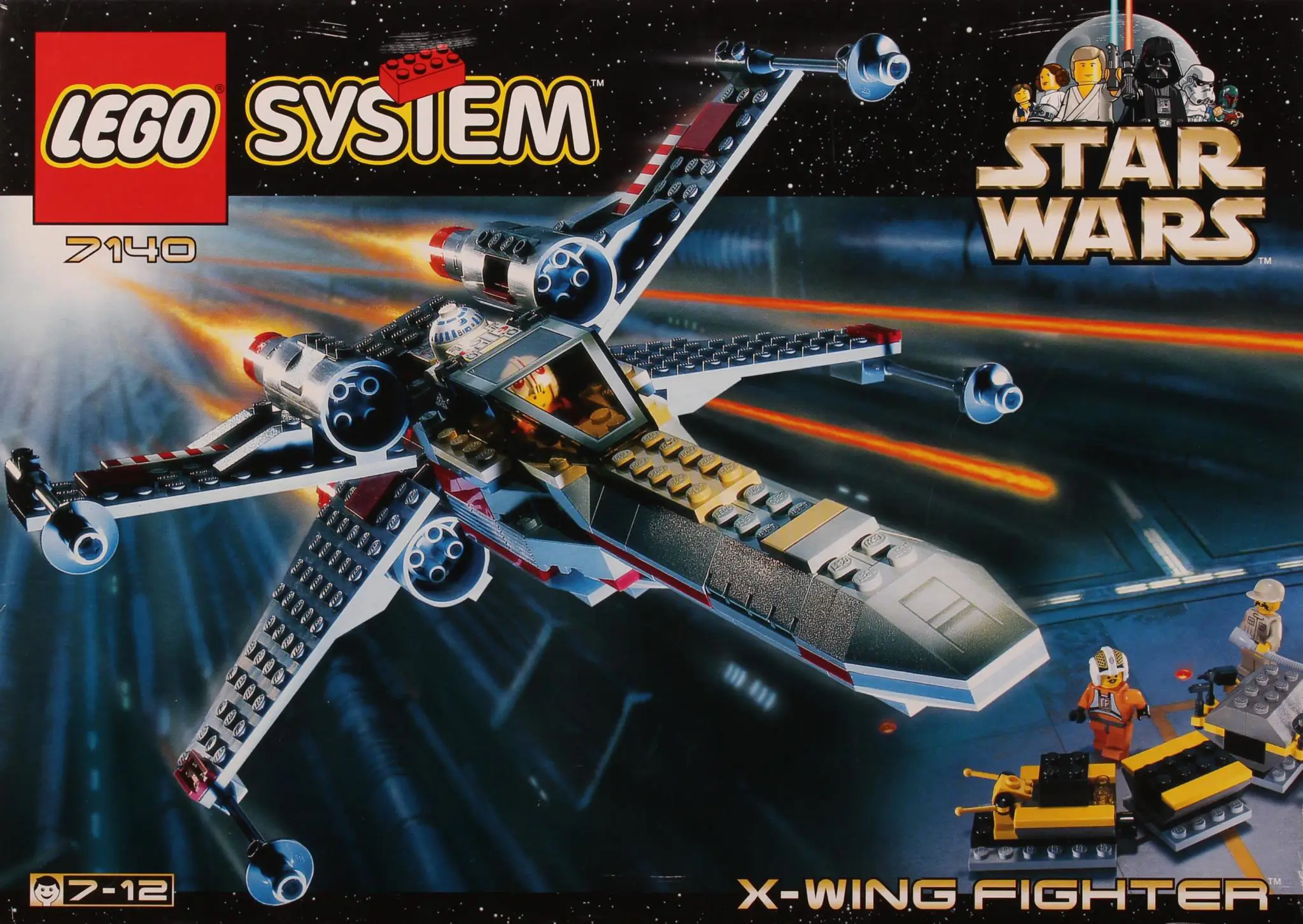 LEGO Star Wars X-wing Fighter • Set 7140 • SetDB