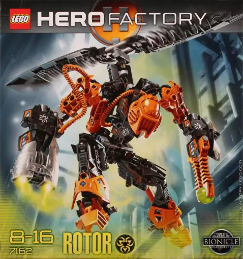 LEGO HERO Factory Rotor • Set 7162 • SetDB • Merlins Steine
