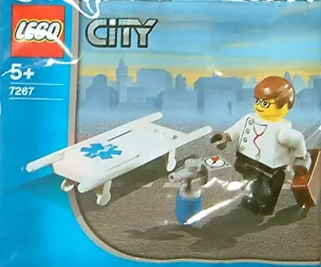 LEGO City Paramedic polybag • Set 7267 • SetDB
