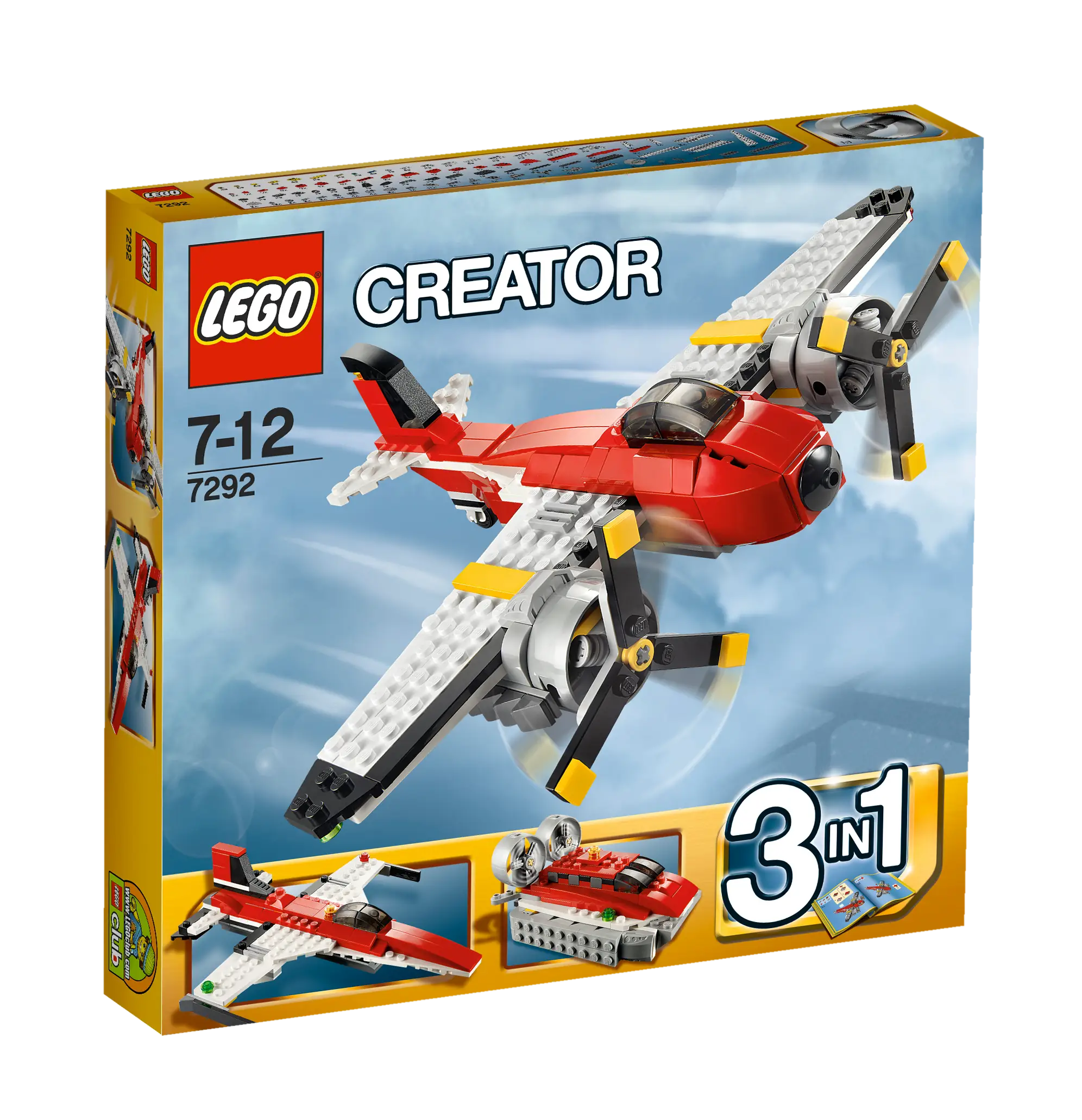 LEGO Creator Propellerflugzeug • Set 7292 • SetDB