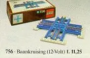 LEGO Trains Electric Crossing • Set 756 • SetDB