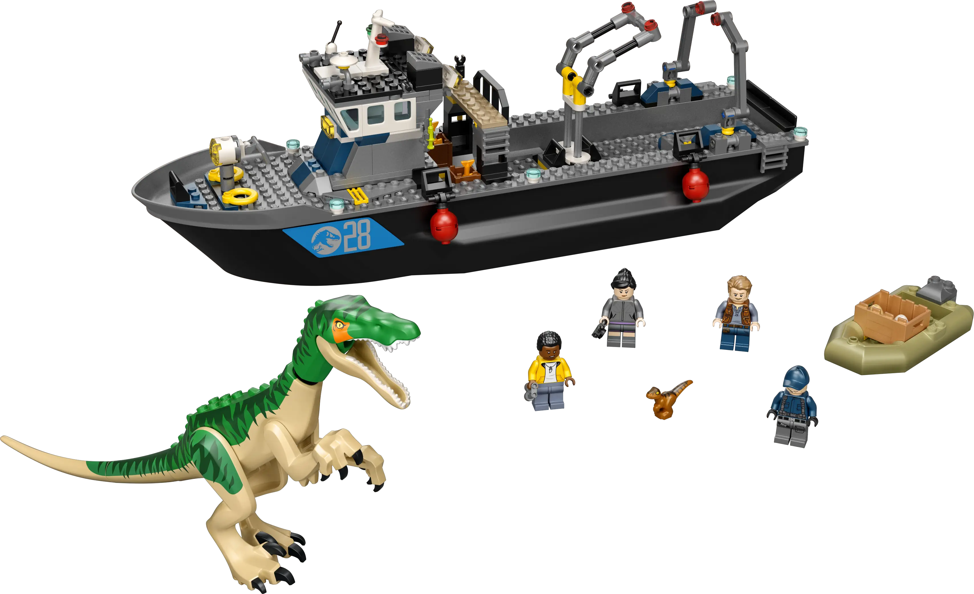 LEGO Jurassic World Baryonyx Dinosaur Boat Escape