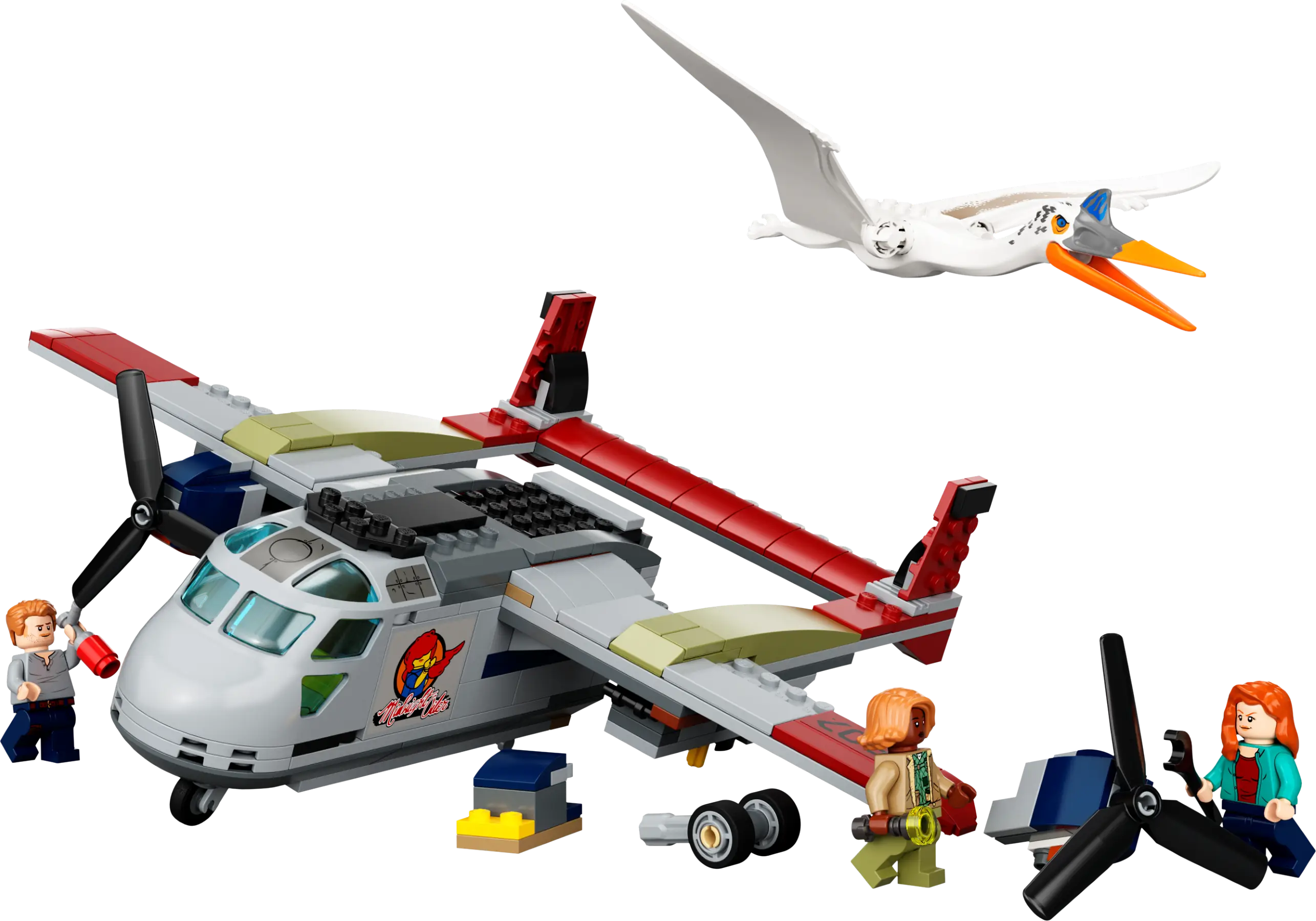 LEGO Jurassic World Quetzalcoatlus Plane Ambush • Set 76947