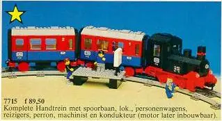 LEGO Trains Push-Along Passenger Steam Train • Set 7715