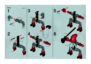 LEGO BIONICLE QUICK Good Guy Red polybag • Set 7719 • SetDB