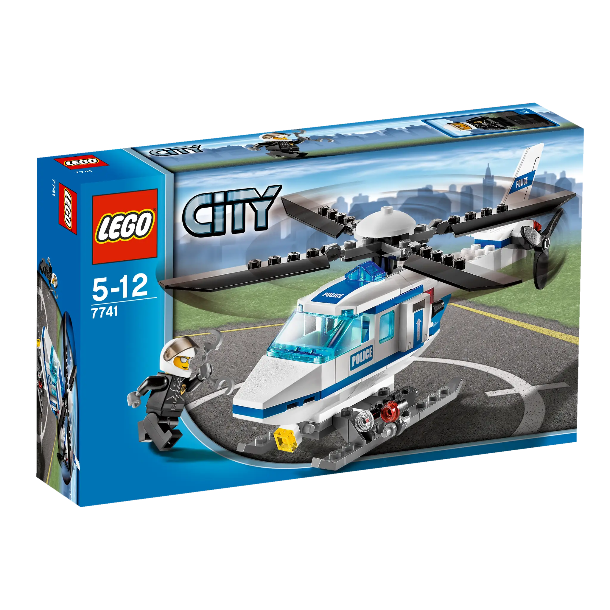 LEGO City Police Helicopter • Set 7741 • SetDB