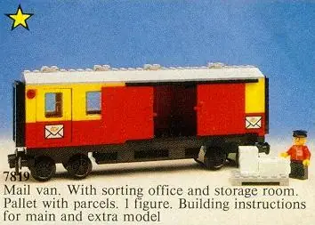 LEGO Trains Freight Loading Depot with Wagon • Set 7838