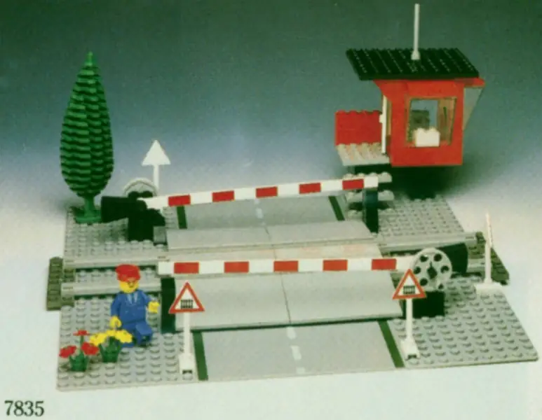 LEGO Trains Manual Road Crossing • Set 7835 • SetDB