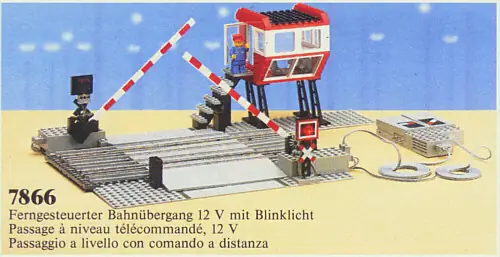 LEGO Trains Remote Controlled Road Crossing • Set 7866