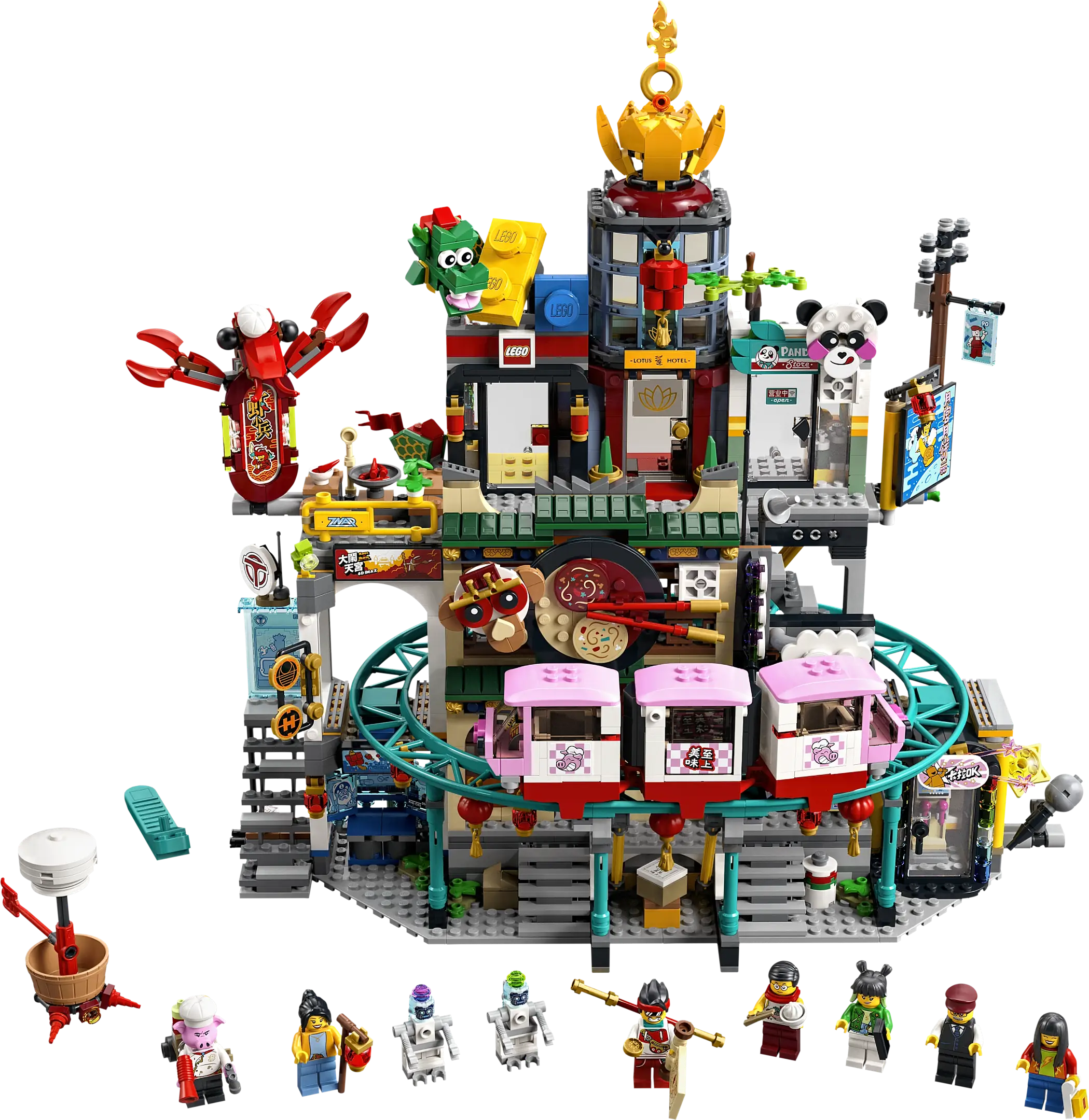 LEGO Monkie Kid The City of Lanterns • Set 80036 • SetDB
