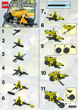 LEGO RoboRiders Dirt Bike • Set 8004 • SetDB