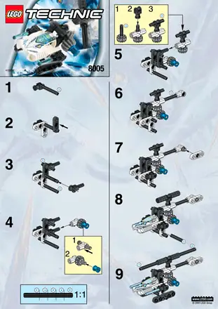 LEGO RoboRiders Ice Explorer • Set 8005 • SetDB