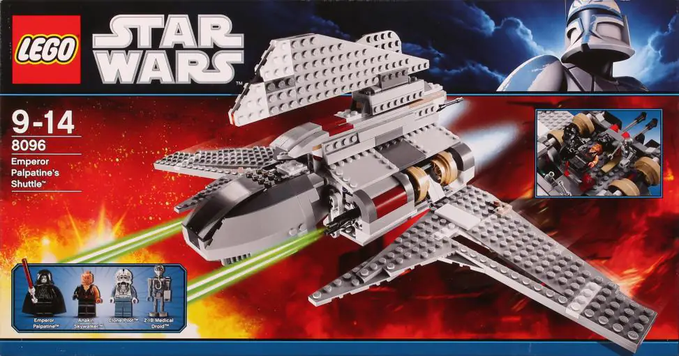LEGO Star Wars Emperor Palpatine's Shuttle • Set 8096