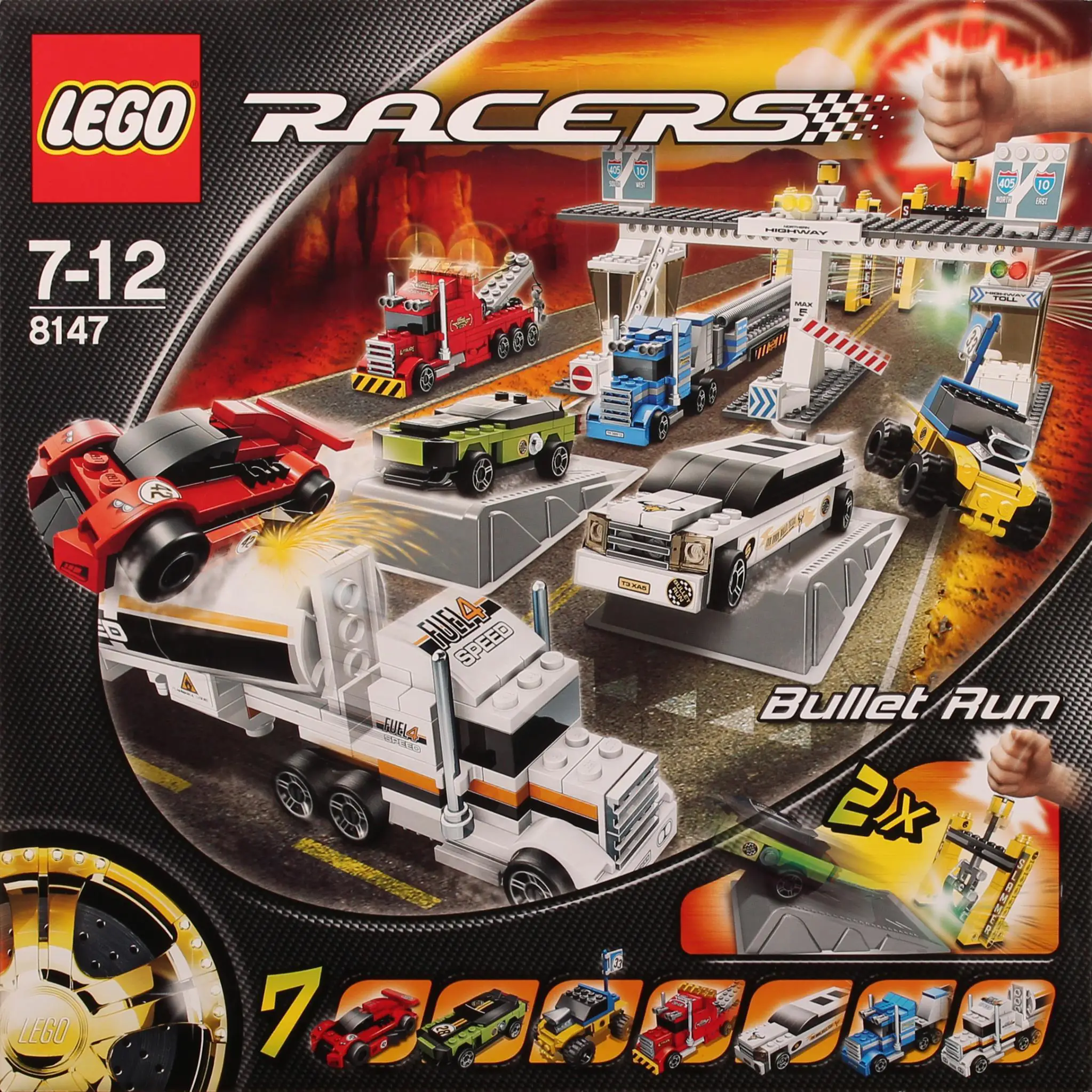 LEGO Racers Bullet Run • Set 8147 • SetDB • Merlins Bricks