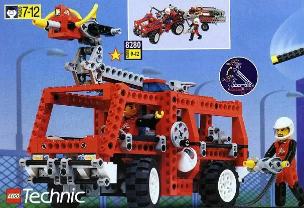 LEGO Technic Fire Engine • Set 8280 • SetDB • Merlins Bricks