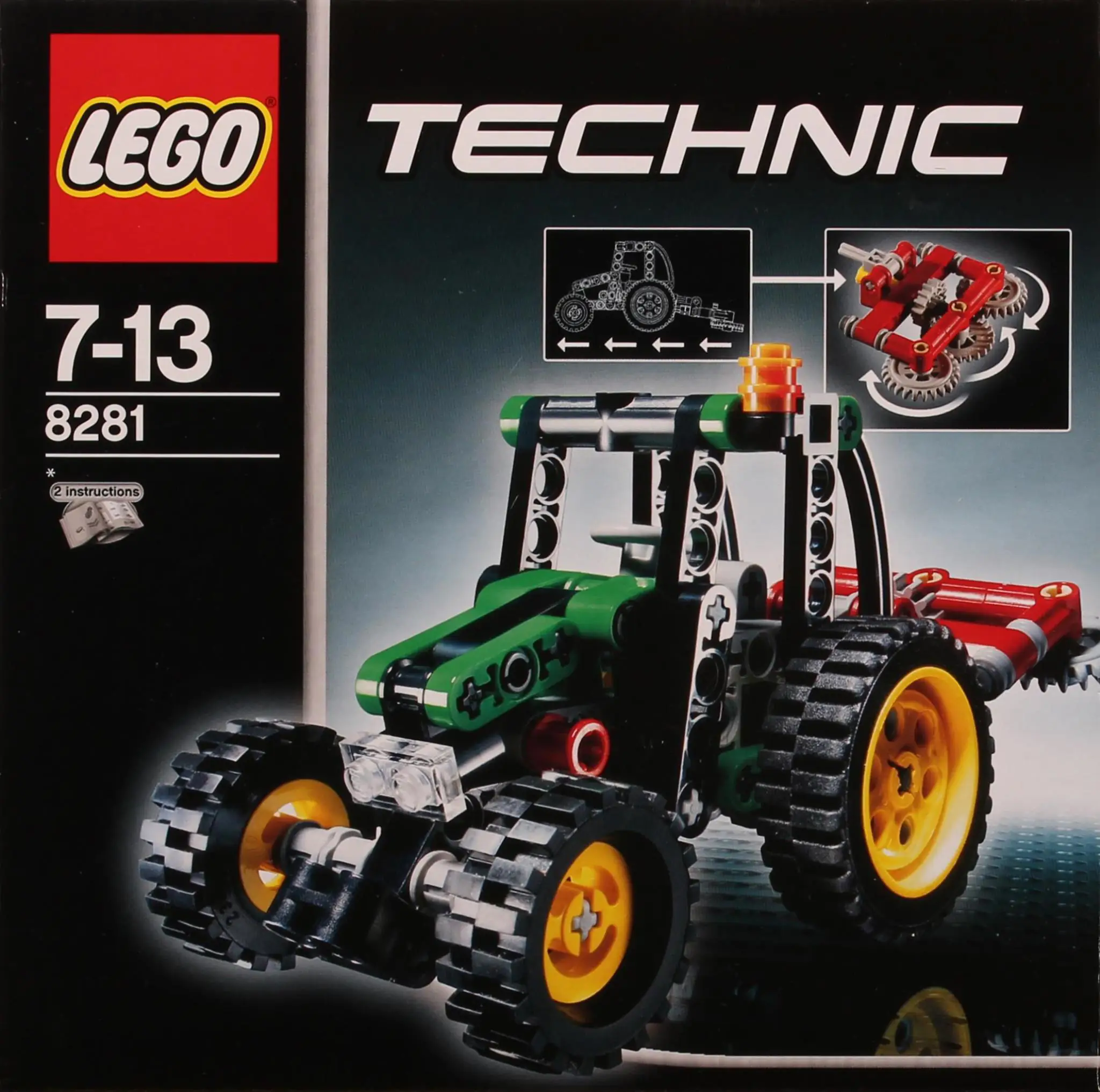 LEGO Technic Mini Tractor • Set 8281 • SetDB