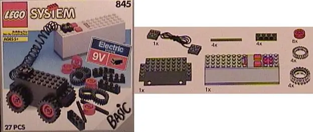 LEGO Battery Motor, 9V • Set 845 • SetDB • Merlins Bricks