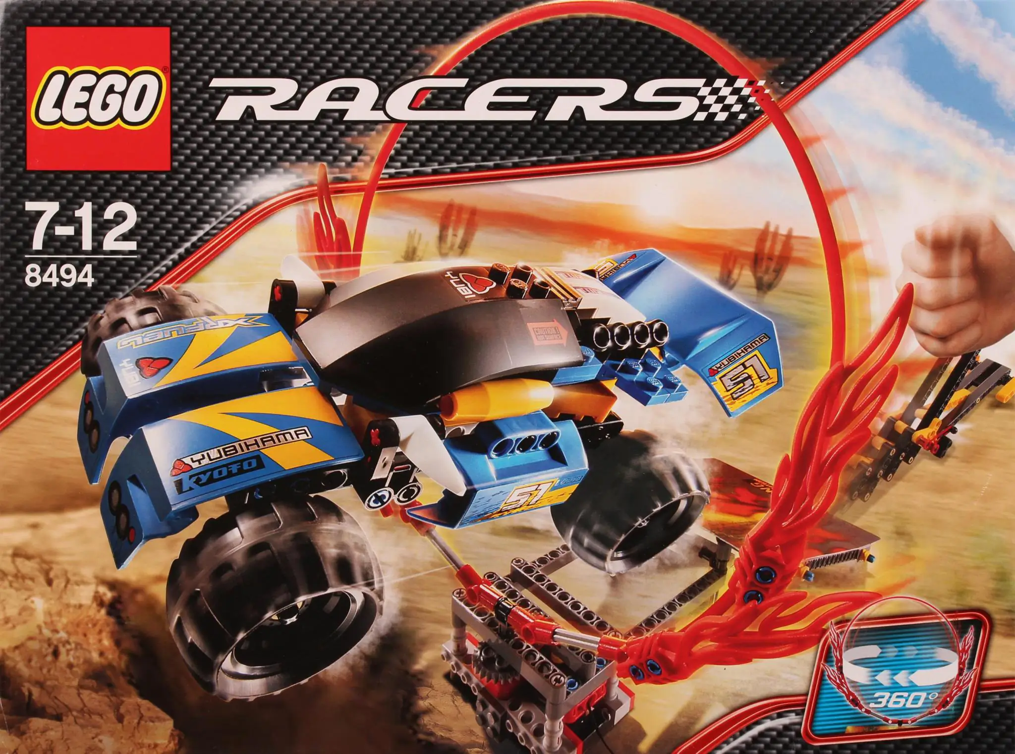 LEGO Racers Ring of Fire • Set 8494 • SetDB • Merlins Bricks