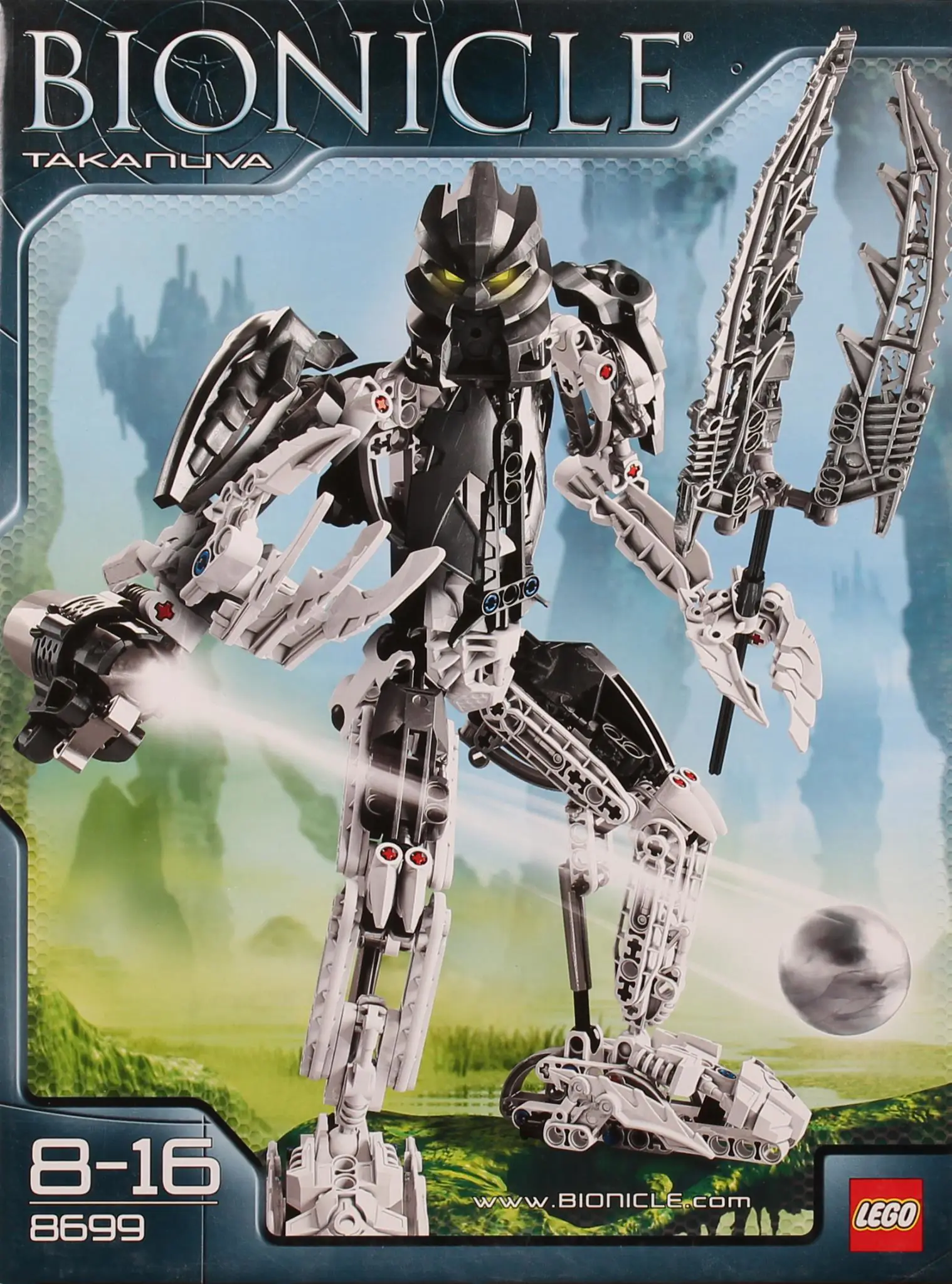 LEGO BIONICLE Takanuva • Set 8699 • SetDB • Merlins Steine