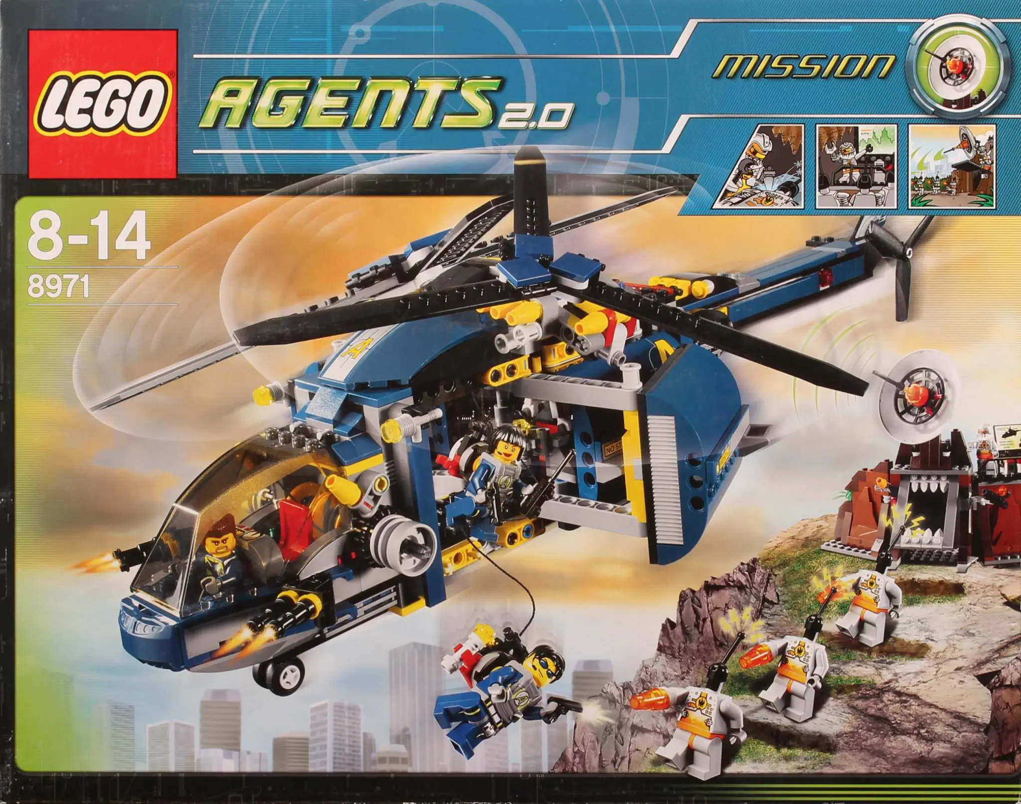 LEGO Agents Bedrohung durch Kommandant Magma • Set 8971