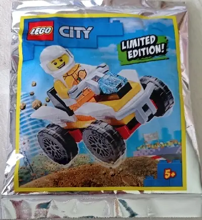 LEGO City Stuntman with Quad foil pack • Set 952108 • SetDB