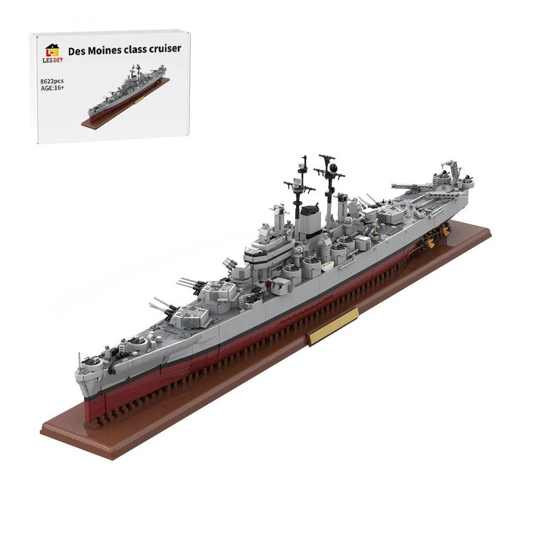 LesDiy Des Moines class cruiser • Set 3688336 • SetDB