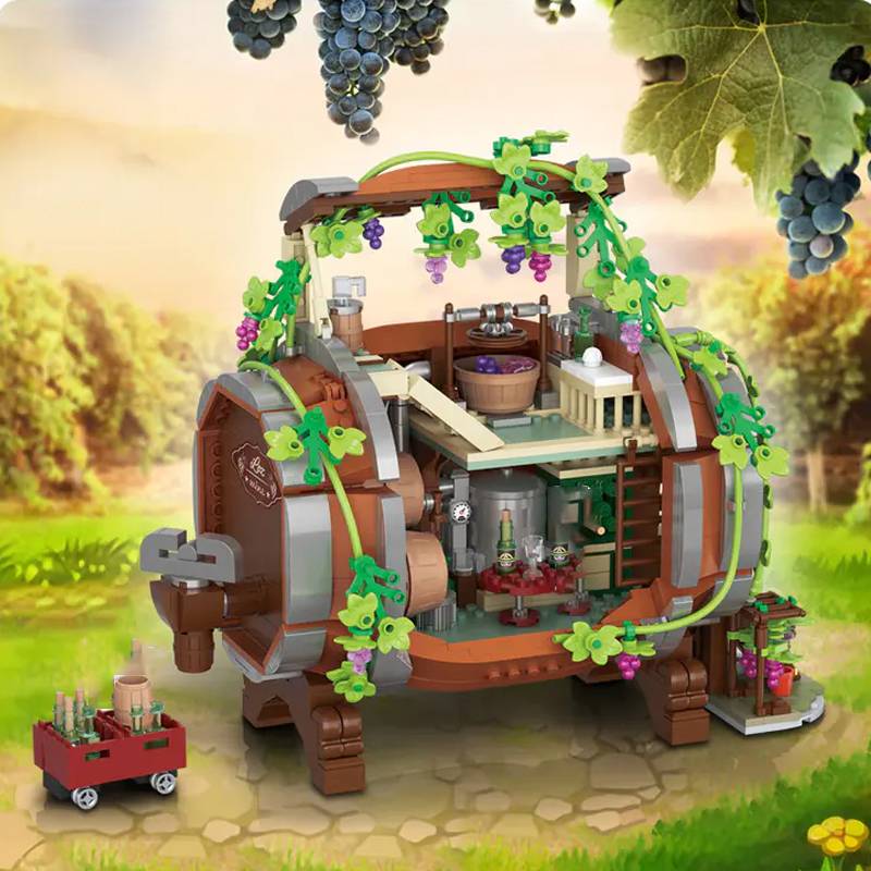 LOZ Brewing Barrel • MINI BLOCKS • Set 2206 • SetDB