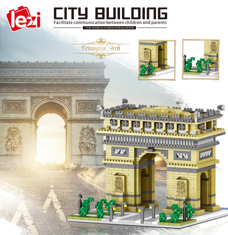 Lezi Triumphal Arch • DIAMOND BLOCKS • Set LZ8004 • SetDB