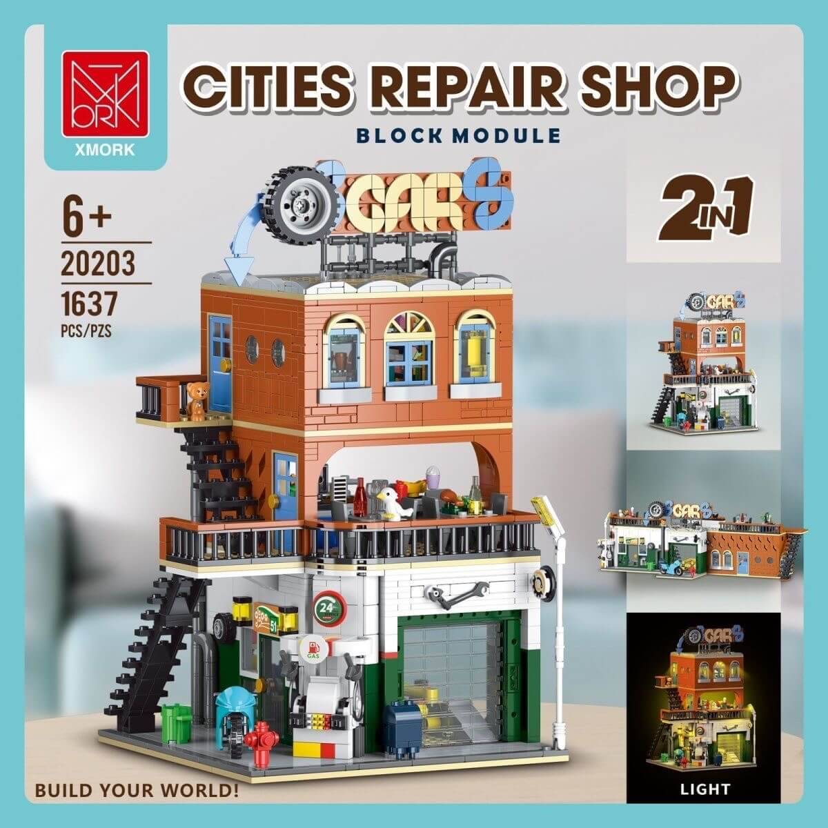 Mork Cities repair Shop • Set 020203 • SetDB