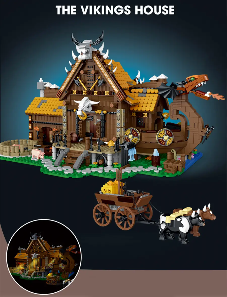 Mork The vikings house • Set 033051 • SetDB • Merlins Bricks