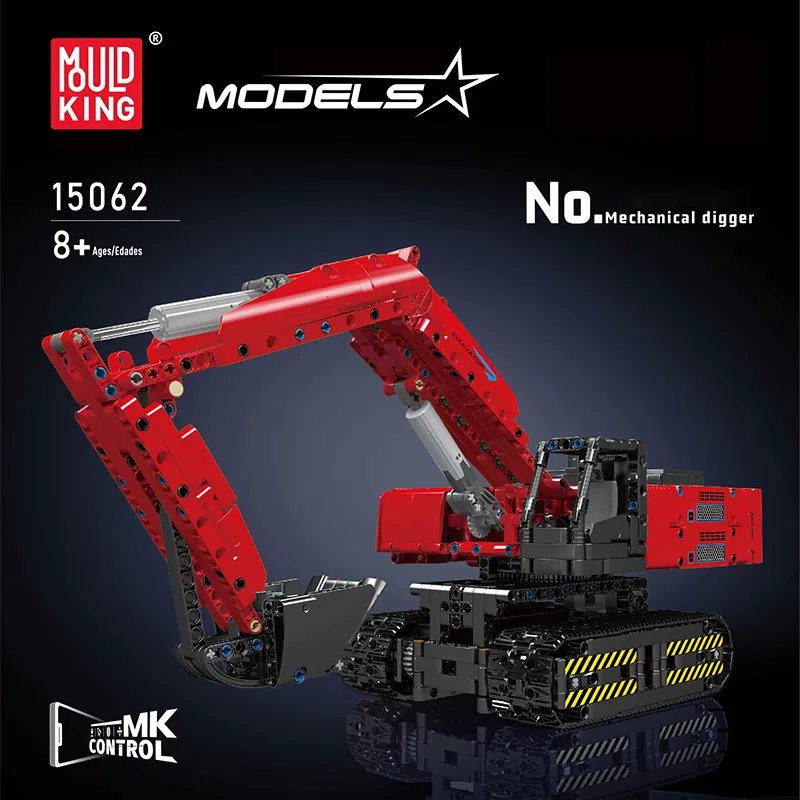 Mould King Mechanical Digger • Set 15062 • SetDB