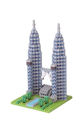 nanoblock Petronas Twin Tower • DIAMOND BLOCKS • Set NBH-110