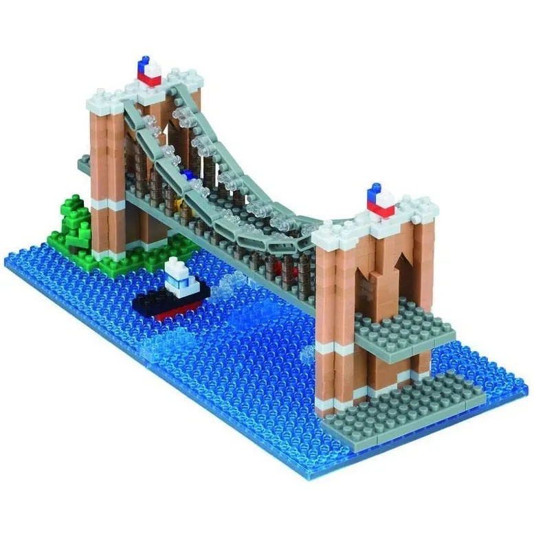 nanoblock Brooklyn Bridge • DIAMOND BLOCKS • Set NBH-169