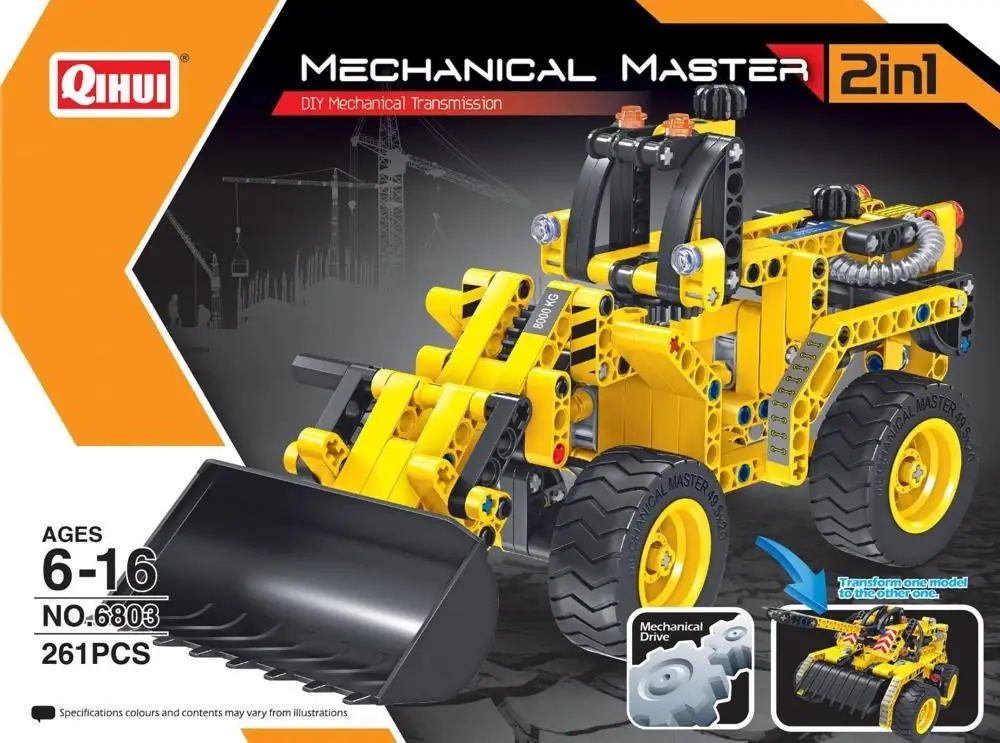 Qihui Technic Construction Bulldozer 2 in 1 • Set 6803