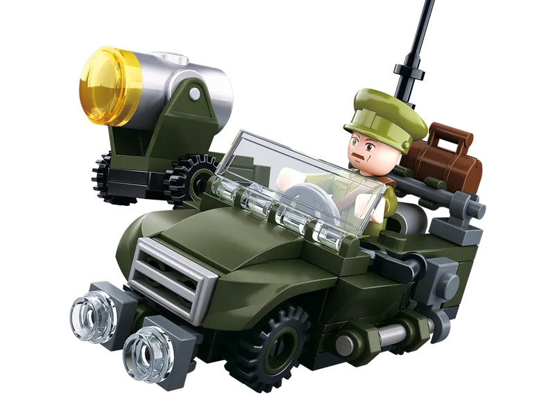 Sluban Allied off-road vehicle • Set M38-B0678B • SetDB