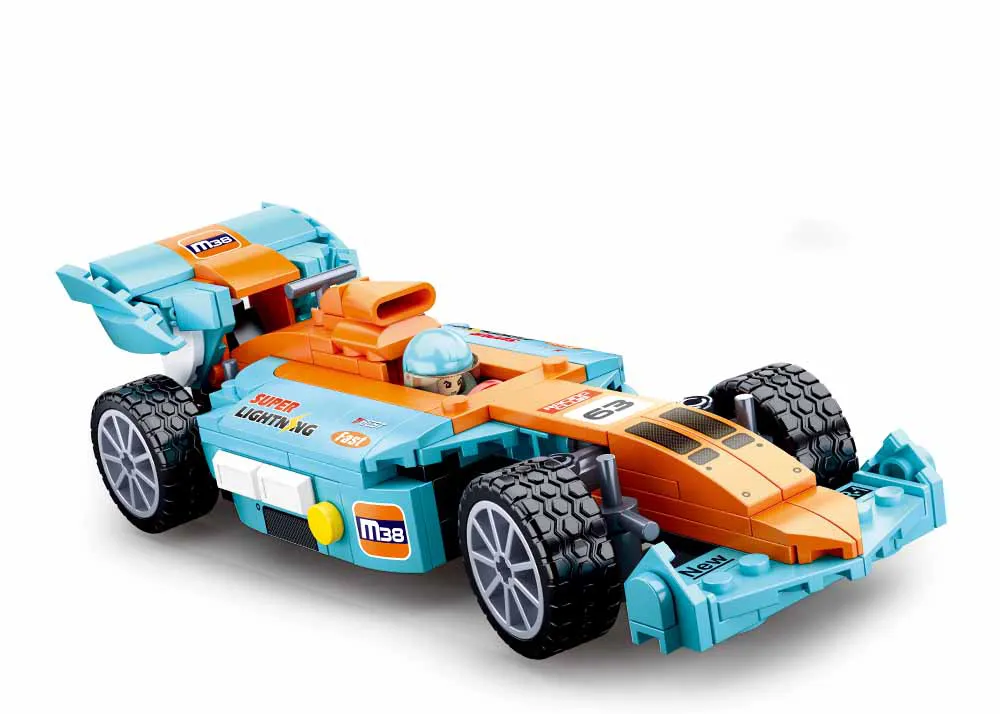 Sluban Race Car • Set M38-B0763 • SetDB • Merlins Bricks