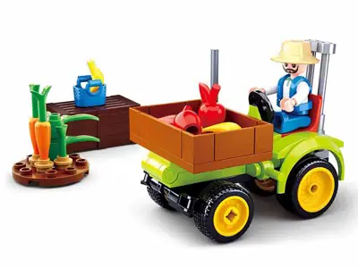 Sluban Tractor • Set M38-B0556 • SetDB • Merlins Bricks